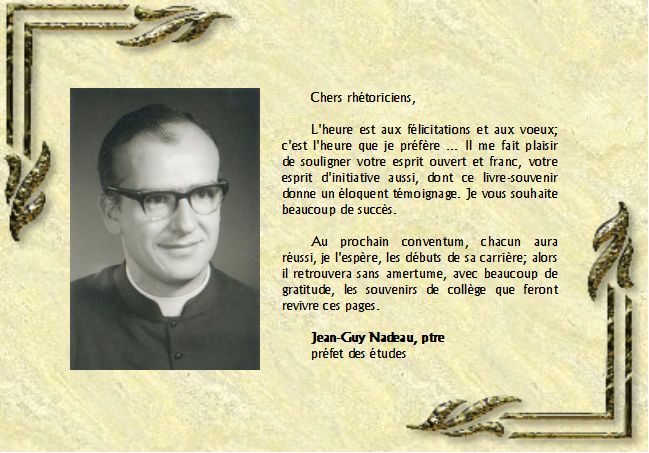 Abbé Jean-Guy Nadeau Abbé Jean-Guy Nadeau